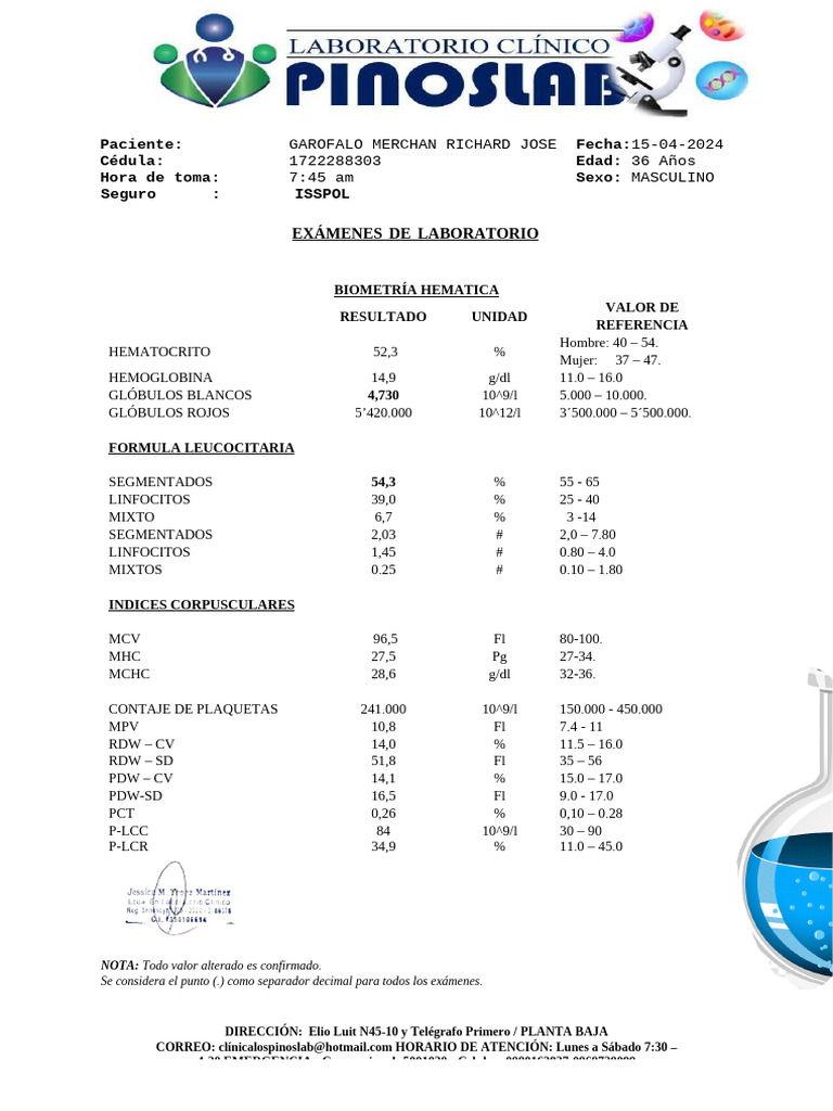 Garofalo Merchan Richard Jose1 | PDF | Fluidos corporales | Tejido ...