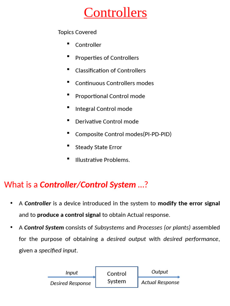 P I D Controllers | PDF | Control Theory | Feedback