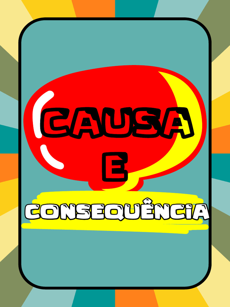 Jogo de Cartas: Causa e Consequência | PDF