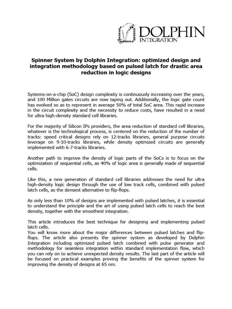 Newsroom Technical Papers 2015 Techtalk Spinner System | PDF | Digital ...