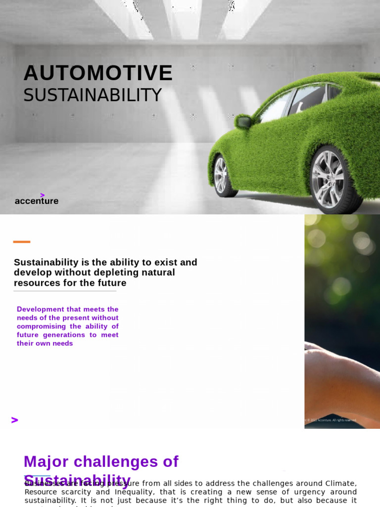 Automotive Europe Sustainability Workshop - Basics of Sustainability ...
