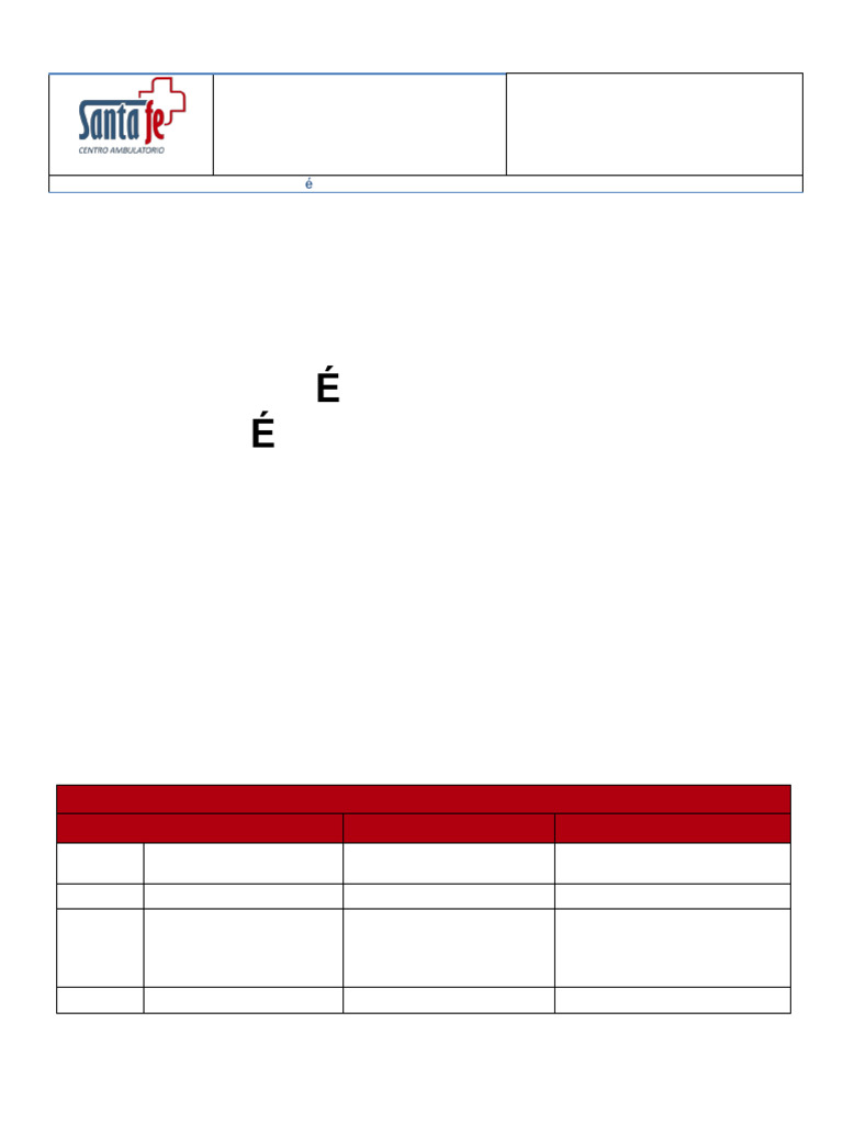 Manual de Funcionamiento Del Comit É Hospitalario de BIO ÉTica Del Centro Ambulatorio Santa Fe S ...