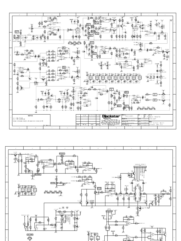 HT Stage 60 212 MK3 Schematics | PDF
