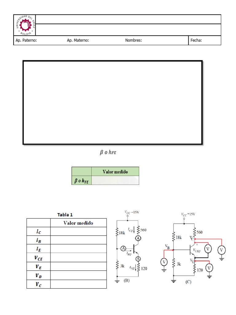 HOJAS DE DATOS LAB. #5w | PDF
