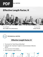 TABLE C-A-7.1 Approximate Values of Effective Length Factor, K | PDF