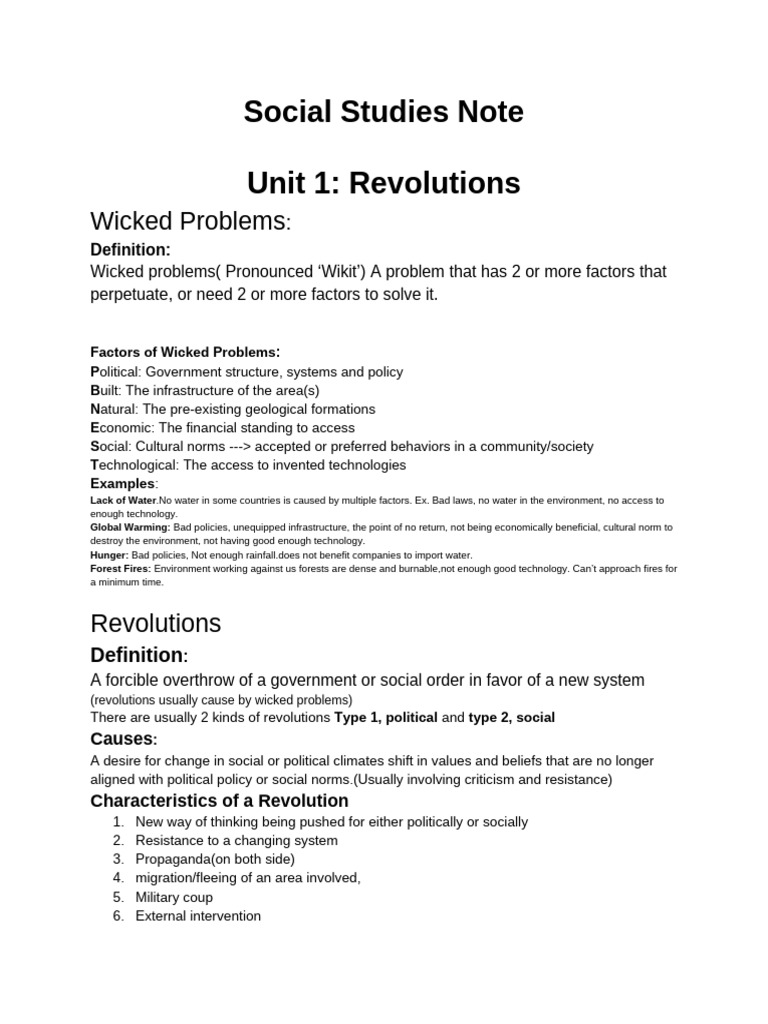Social Studies Notes | PDF | Fugitive Slaves In The United States ...