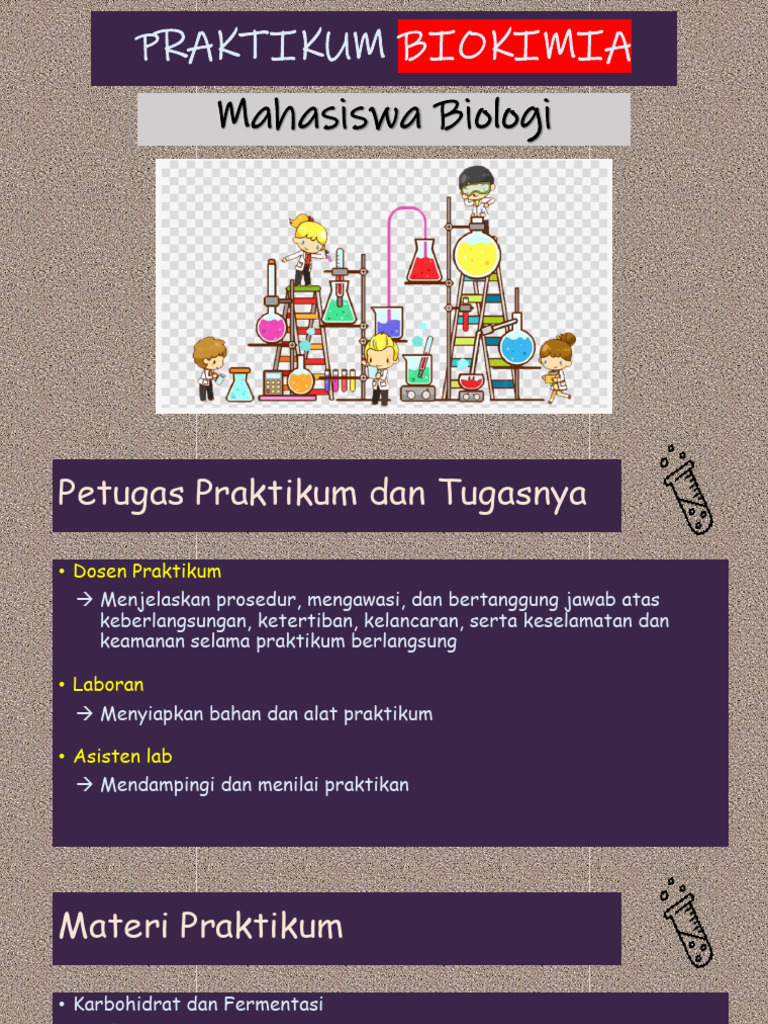 Panduan Praktikum Biokimia Mahasiswa | PDF