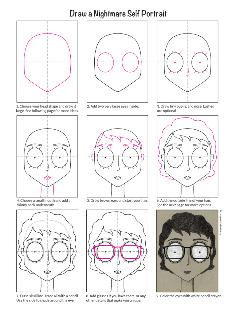 Draw A Nightmare Self Portrait | PDF