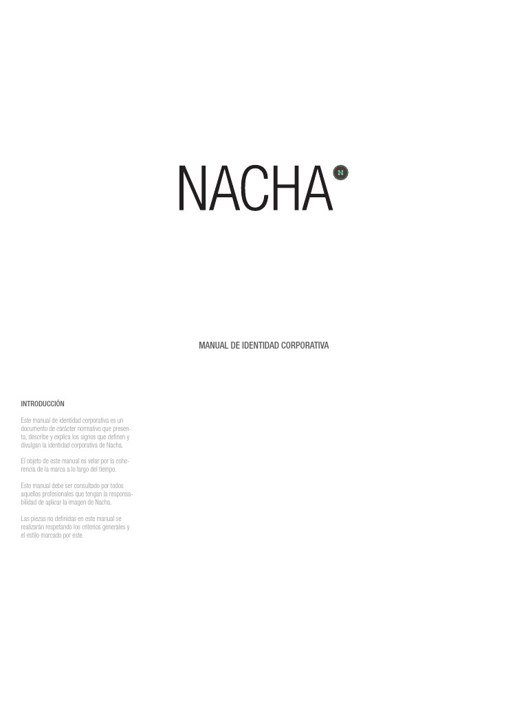 Manual de identidad Nacha | PDF | Color | Diseño gráfico