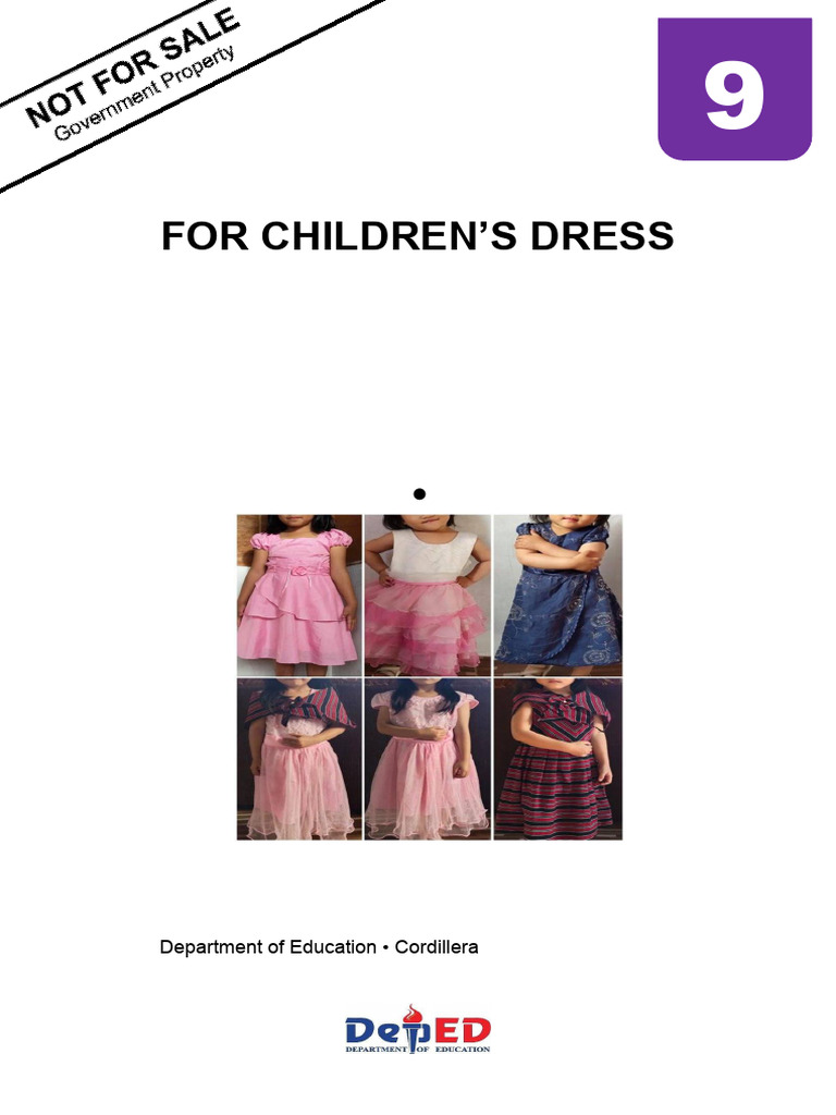 TLE - Dressmaking 9 Quarter 3 - Mod1 - v3 1 | PDF | Blouse | Seam (Sewing)