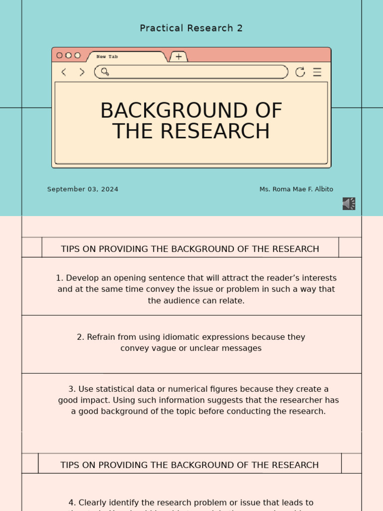 PR2 Background Research Act. 10 STEM | PDF