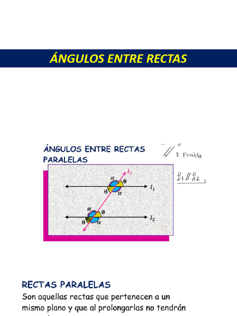 4.angulos Entre Rectas | PDF