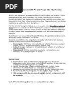 AP 2-D Art Portfolio Score 5 Examples | PDF | Composition (Visual Arts)