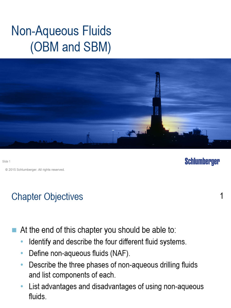 11D. NonAqueous Fluids (SOBM & OBM) | PDF | Emulsion | Pump
