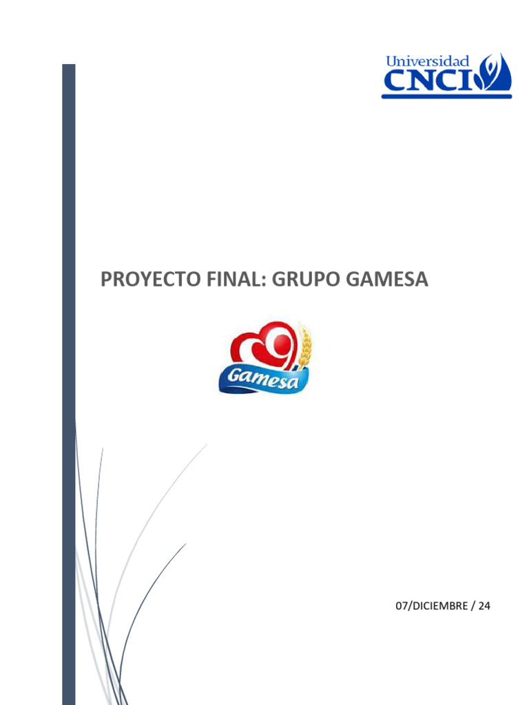 Gamesa | PDF | Calidad (comercial) | Procesos de negocio