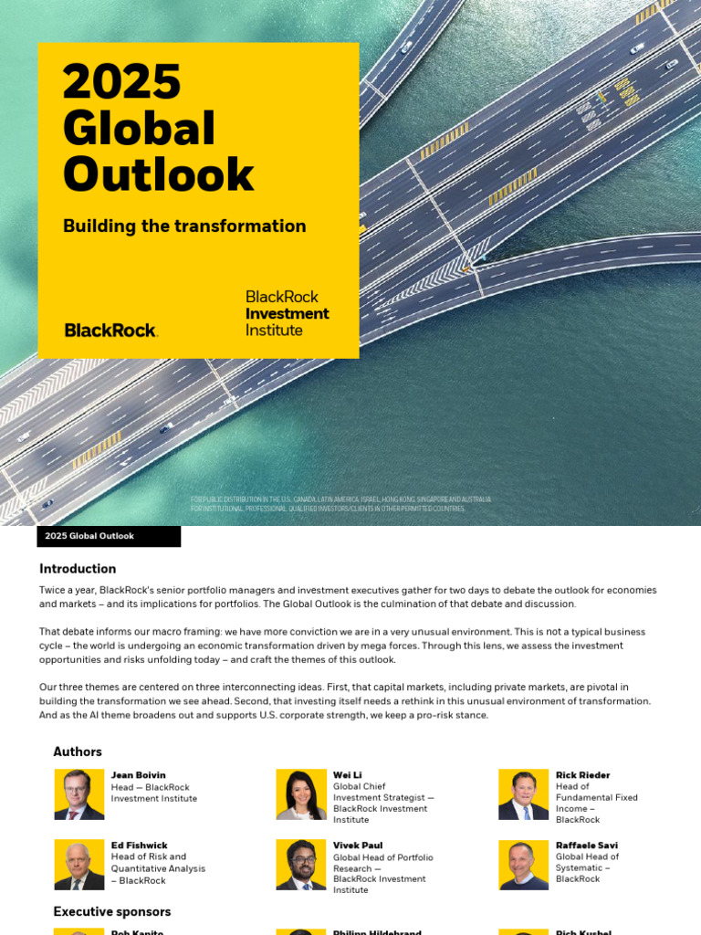 Bii Global Outlook 2025 | PDF | Inflation | Business Cycle