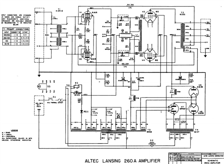 Altec 260 A | PDF
