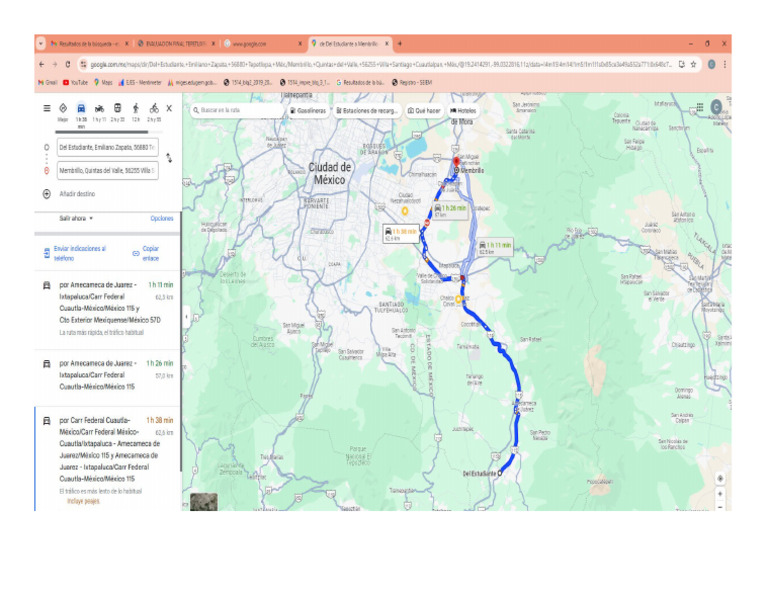 mapa texcoco 2024 | PDF