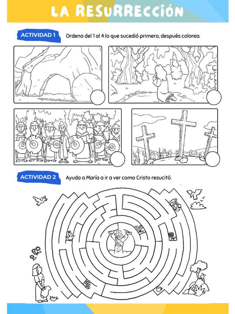 Actividades sobre la Resurrección de Jesús | PDF
