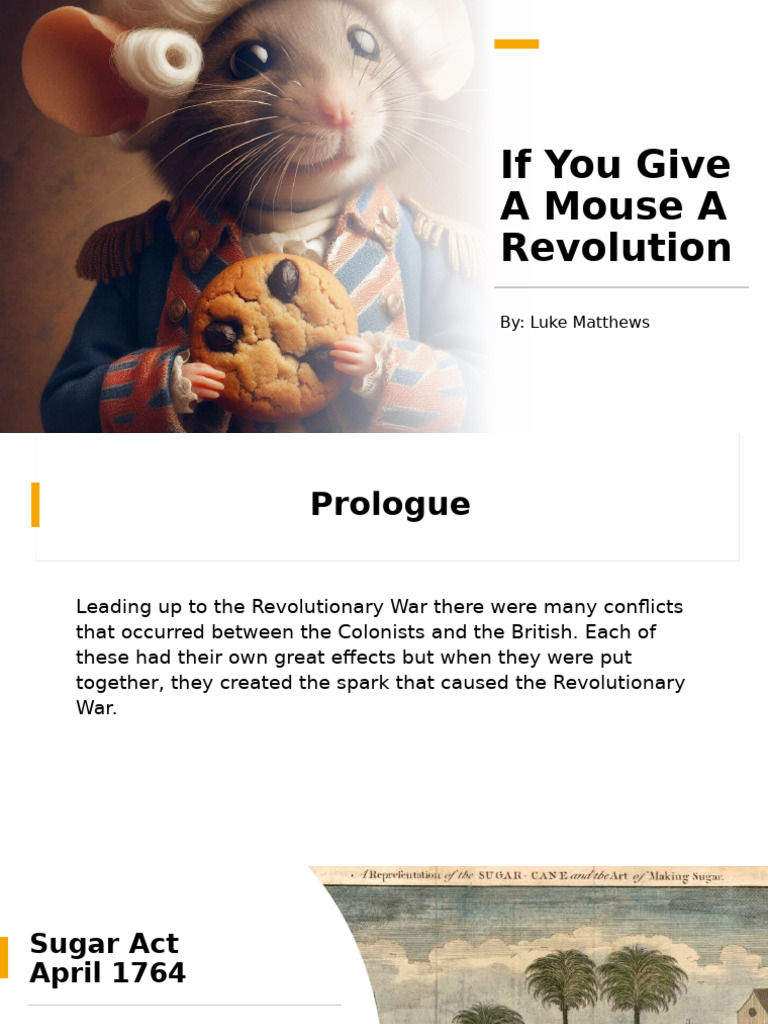 If You Give A Mouse A Revoloution | PDF | Colonial United States ...