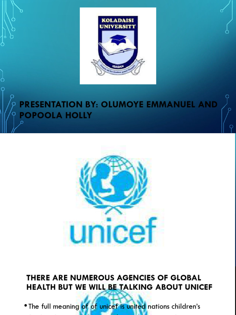 UNICEF's Global Health Mission | PDF