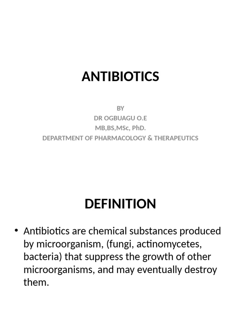 Comprehensive Guide to Antibiotics | PDF | Penicillin | Beta Lactamase