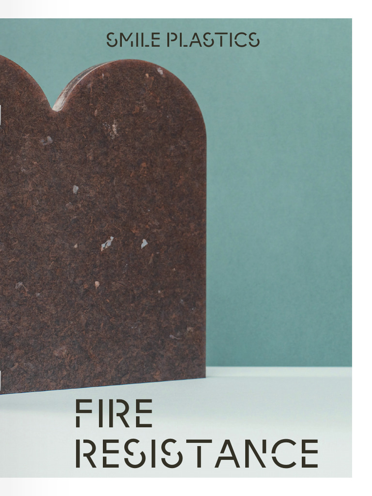 Smile Plastics Fire Resistance Brochure 20242021 | PDF | Plastic | Coating