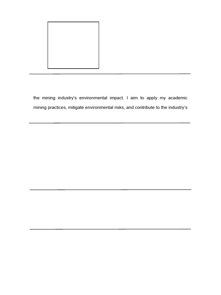 Job Application for Environmental Consultant | PDF
