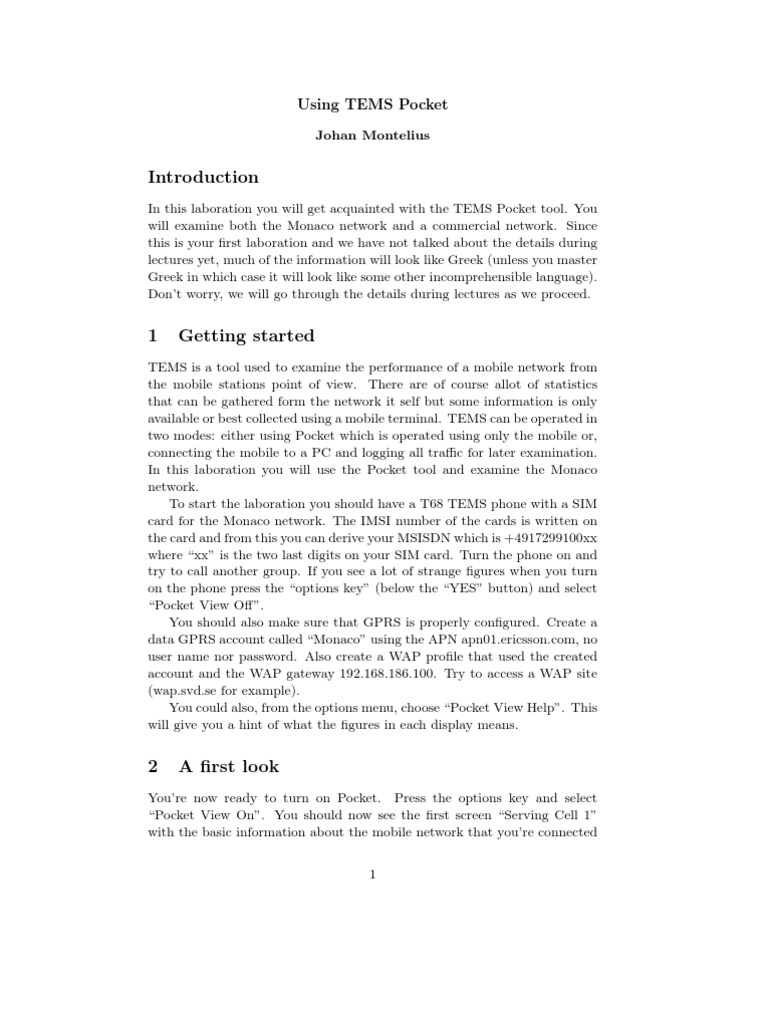 Pocket View | PDF | Cellular Network | Base Station