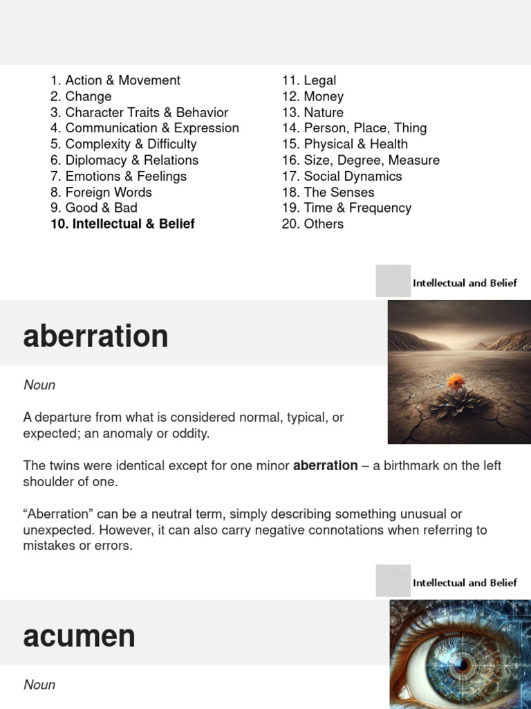 Intellectual & Belief | PDF | Psychology | Psychological Concepts