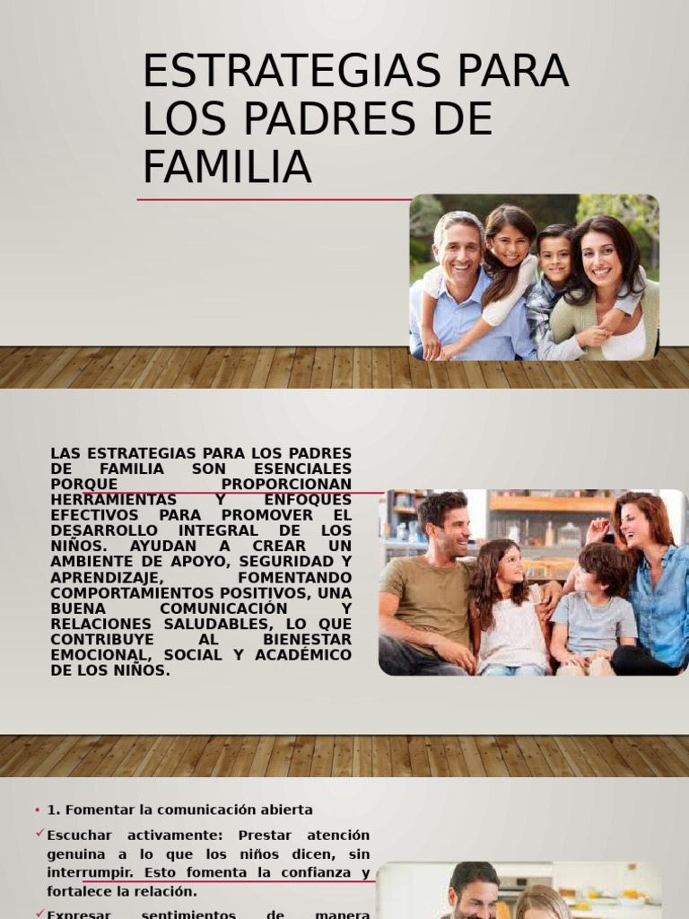Estrategias para Los Padres de Familia | PDF | Las emociones | Aprendizaje