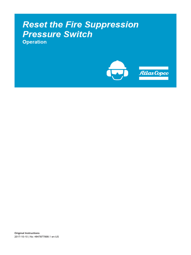 Resetting Fire Suppression System | PDF