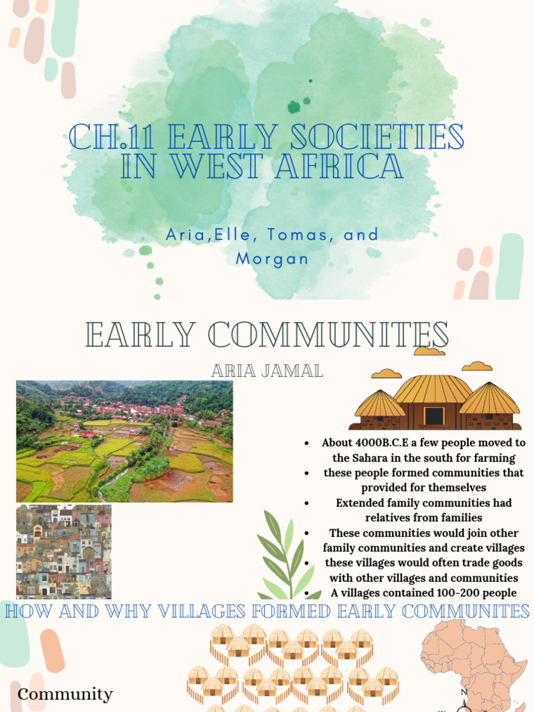 Early West African Societies | PDF | West Africa | Africa