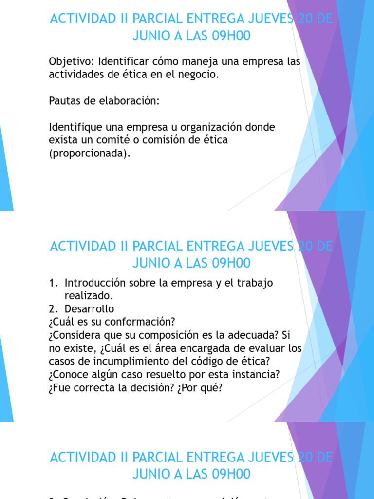 ACTIVIDAD II PARCIAL | PDF ACTIVIDAD II PARCIAL | PDF