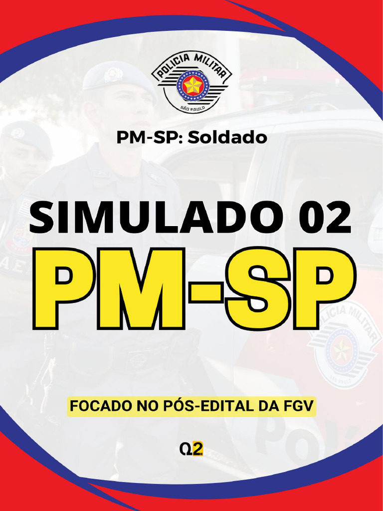 Simulado 02 Pm Sp Fgv | PDF | Advérbio | Sapo