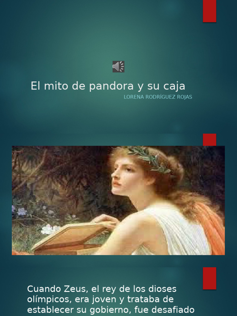 El mito de Pandora y su caja | PDF | Zeus | Afrodita