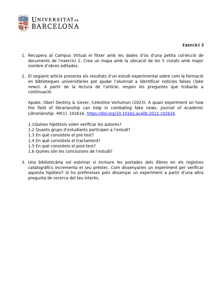 Exercici 3 | PDF
