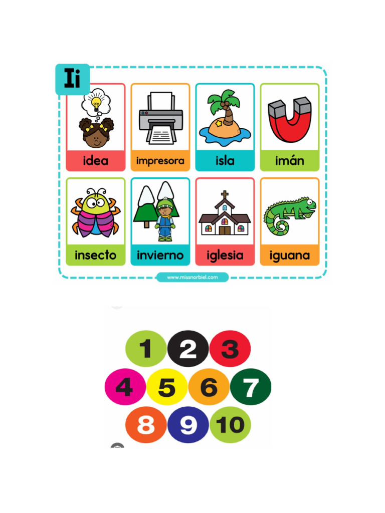 objetos con letra i | PDF