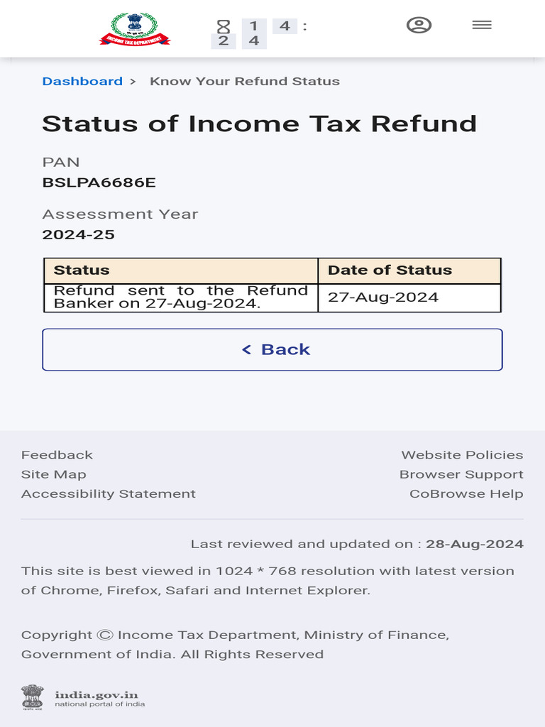 Httpseportal - Incometax.gov - Iniecfoservices#Dashboardknow Your ...