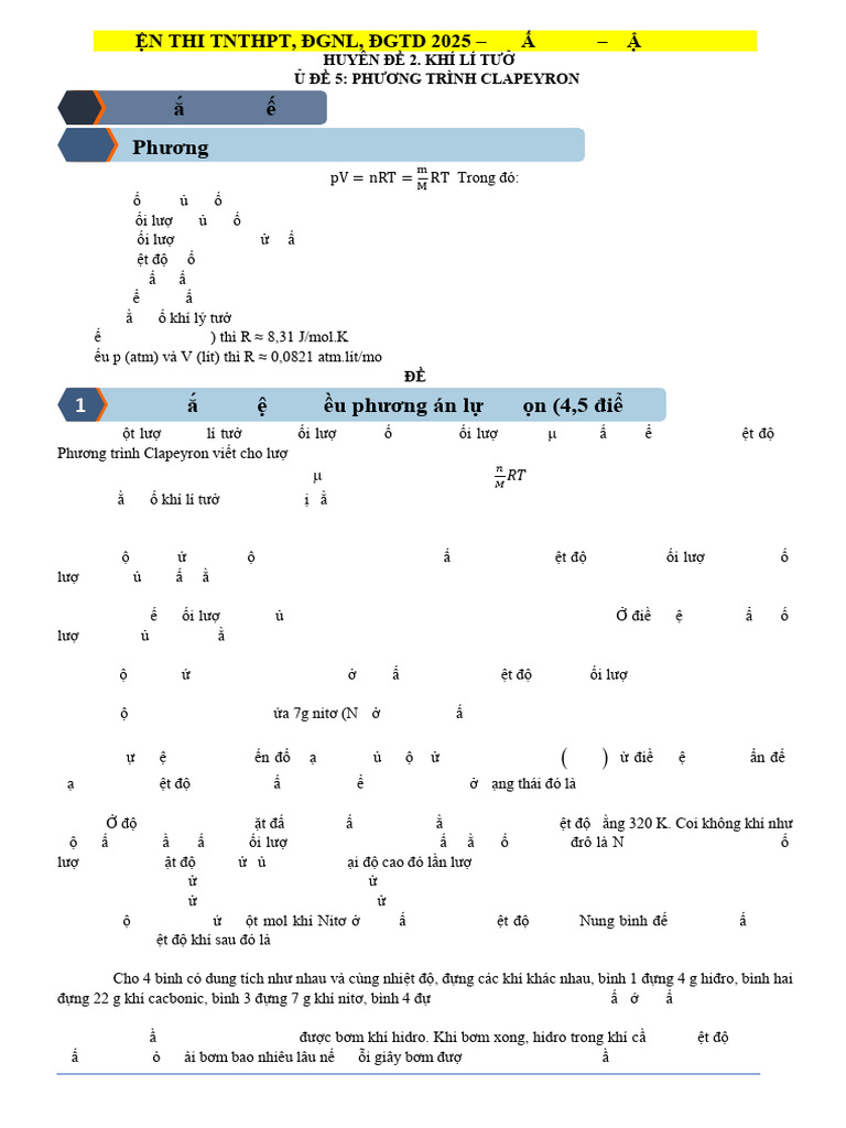 Phương Trình TR NG Thái 3 | PDF