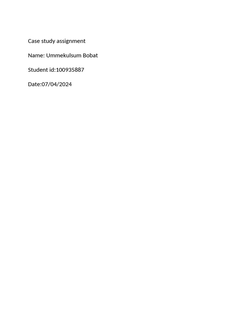 Gned Case Study Health Care | PDF | Health Care | Health Equity