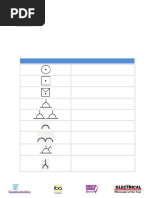 Common Electrical Symbols Guide | PDF | Fluorescent Lamp | Switch
