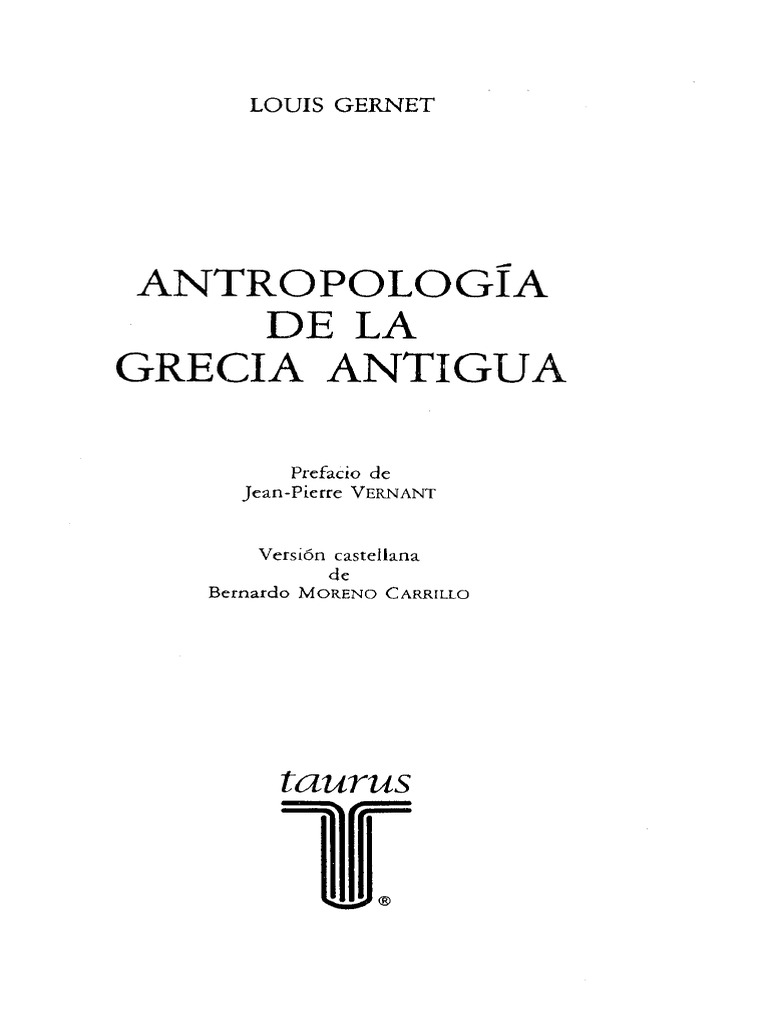 Gernet Introducción | PDF | Pensamiento | Platón