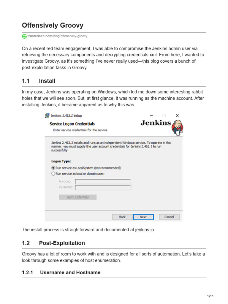 Offensive Groovy Programming | PDF | Pointer (Computer Programming) | Computer Architecture