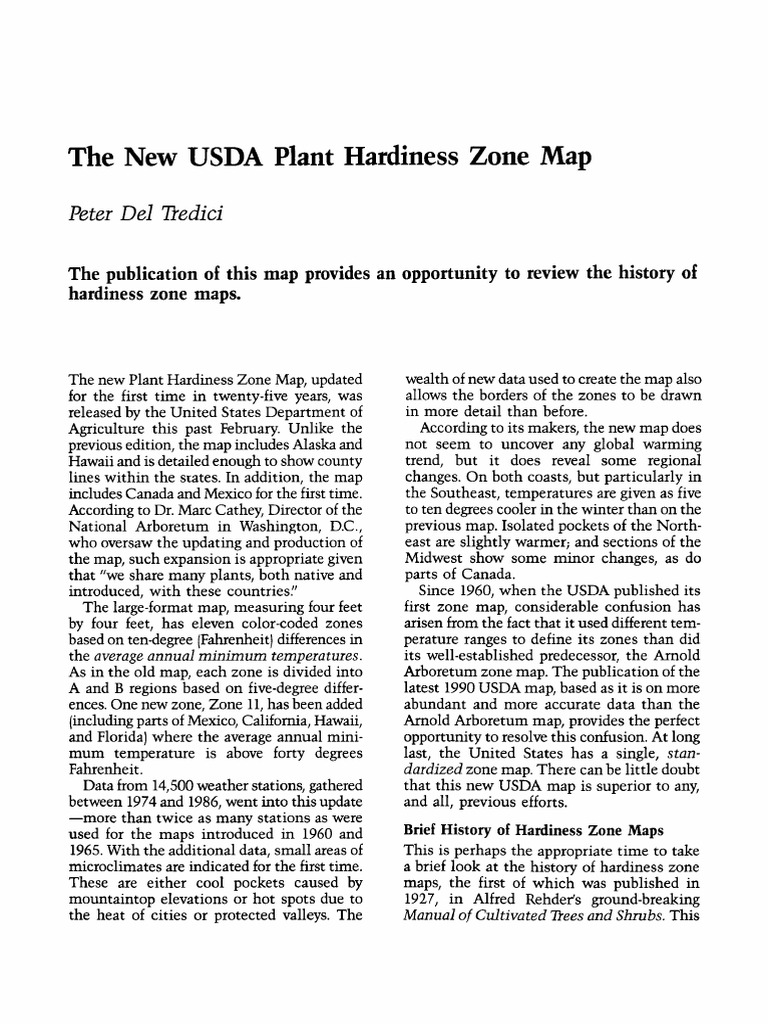 Updated USDA Plant Hardiness Map 2023 | PDF | Botany | Earth Sciences