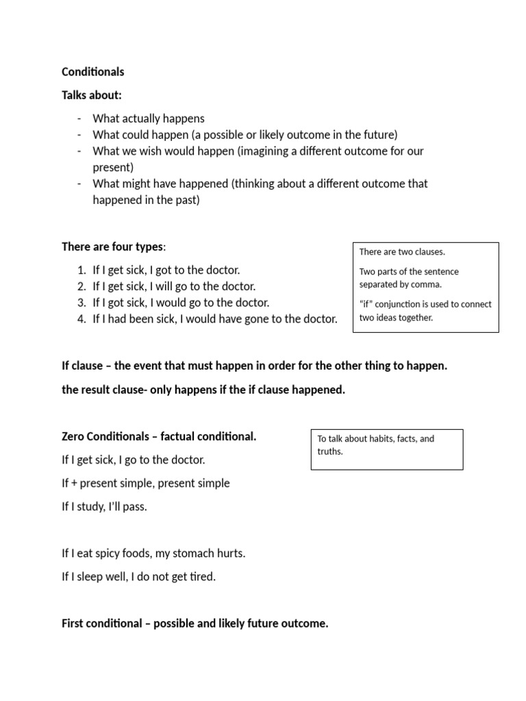 Conditionals | PDF | Verb | Linguistic Morphology