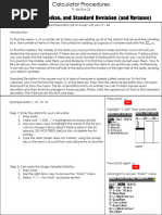 1 Var Stats | PDF | Menu (Computing) | Statistics