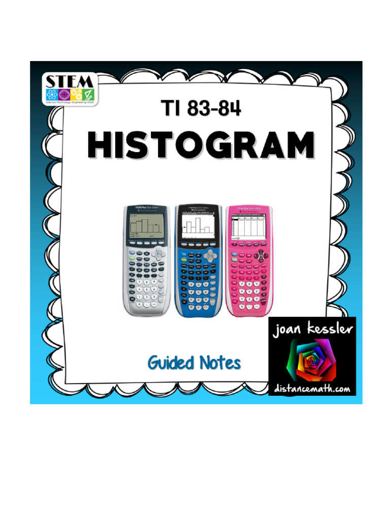 HistogramsontheTI84GraphingCalculatorReferenceSheetFreebie 1 | PDF | Histogram | Computing