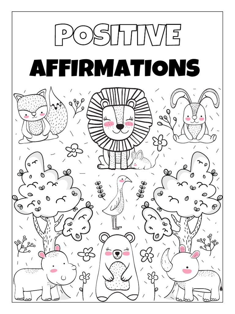 Positive Affirmations for Self-Esteem | PDF
