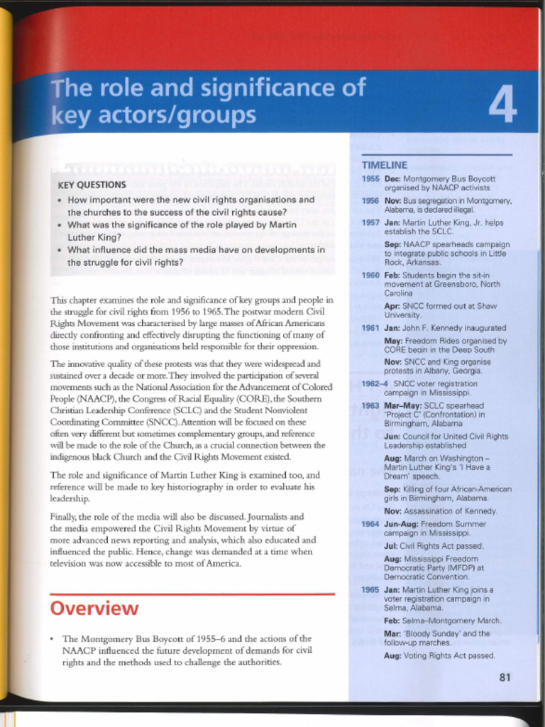 CH 4 The Role and Significance of Key Actors:Groups | PDF
